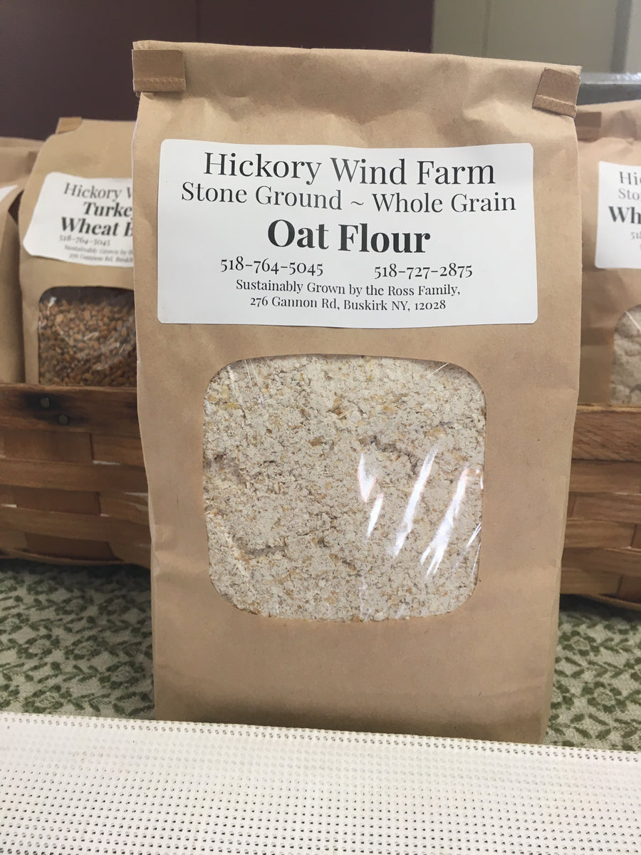 Stone Ground Whole Oat Flour – Hickory Wind Farm
